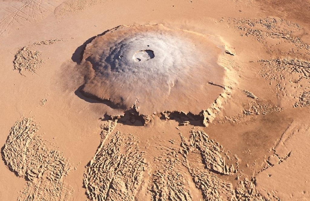 Olympic Mons Of Mars Is The Highest Volcanic Mountain In Our Solar ...